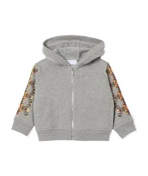 Burberry Zip-fastening Hoodie With Teddy Bear Print