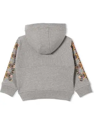 Burberry Zip-fastening Hoodie With Teddy Bear Print