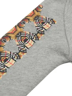 Burberry Zip-fastening Hoodie With Teddy Bear Print