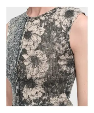 MAISON MARGIELA Sleeveless Sequined Top