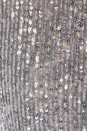MAISON MARGIELA Sleeveless Sequined Top - Grey