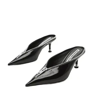 Alexander Wang Akila Zip Closed Toe Mules