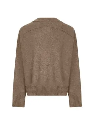 Loulou De Saison Kaia V-neck Cardigan - Brown