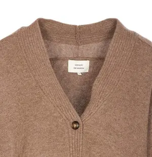 Loulou De Saison Kaia V-neck Cardigan - Brown