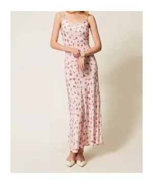TWINSET Floral Print Maxi Dress