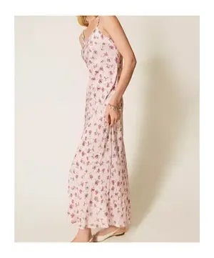 TWINSET Floral Print Maxi Dress