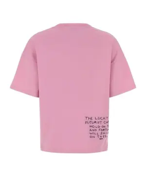 Loewe Regular Fit T-shirt With Futuristic Cat Embroidery