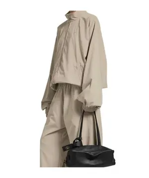 Balenciaga Zip-up Track Jacket - Dune