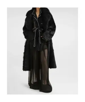Dolce & Gabbana Vanity Sheer Belted Shirt