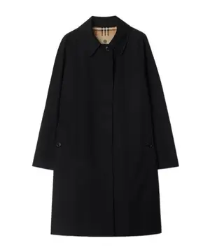 Burberry Mid-length Camden Heritage Car Coat - Black