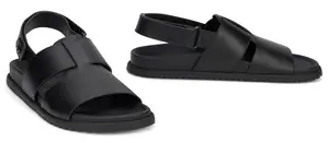 Dolce & Gabbana Leather Logo Sandals