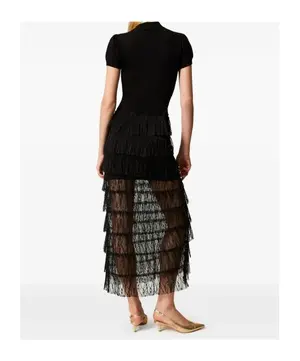 TWINSET Maxi Dress With Lace Detailing