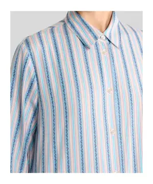 Etro Geometric Stripe Button-up Shirt