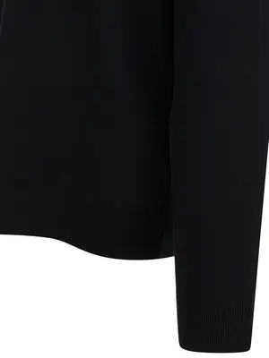 Vince Half-zip Knitwear - Black