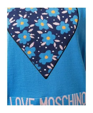 Moschino Heart Intarsia Knit Jumper