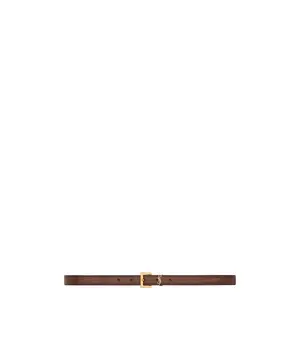 Saint Laurent Saint Laurent Cassandre Thin Belt Red