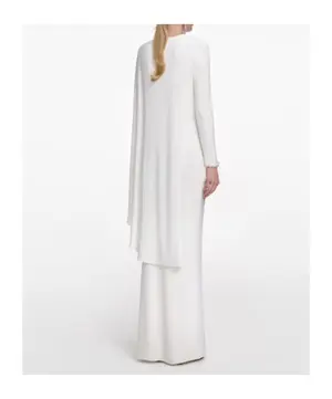SELF-PORTRAIT Draped Maxi Dress