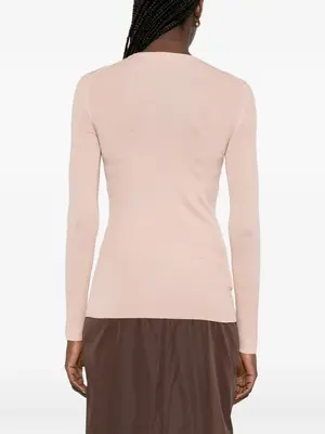 Prada Ribbed Long Sleeve Crewneck Jumper - No