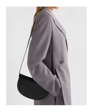 JIL SANDER Curve Strap Wallet - Black