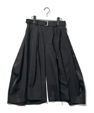 Sacai Wide-leg Cropped Trousers