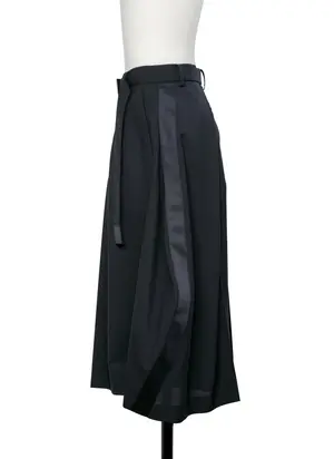 Sacai Wide-leg Cropped Trousers