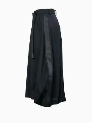 Sacai Wide-leg Cropped Trousers