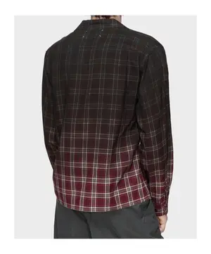 MAISON MARGIELA Ombre Plaid Buttoned Shirt
