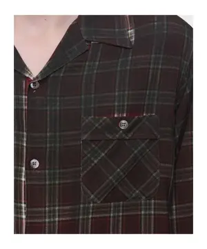 MAISON MARGIELA Ombre Plaid Buttoned Shirt