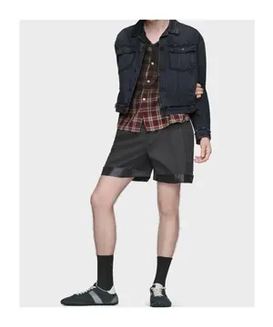 MAISON MARGIELA Ombre Plaid Buttoned Shirt - Bordeaux