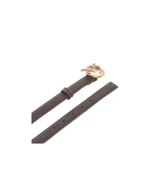 Pinko Love Bird Plaque Buckle Belt - Brown