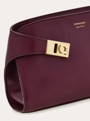 FERRAGAMO Hug Mini Crossbody Bag - Plum