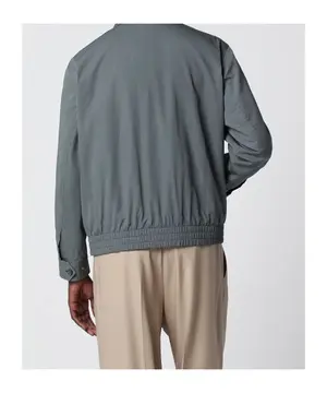 LARDINI Zip-up Shirt Jacket With Elasticated Hem