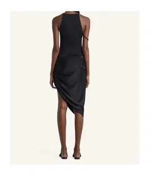 COURREGES Courrèges Ribbed Halter Top With Buckle Detail