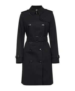 Burberry Double Breasted Belted Trench Coat