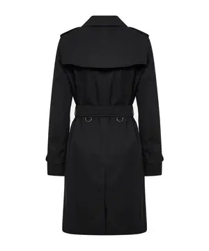Burberry Double Breasted Belted Trench Coat