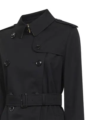 Burberry Double Breasted Belted Trench Coat