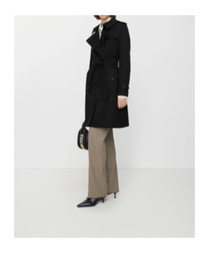 Burberry Double Breasted Belted Trench Coat