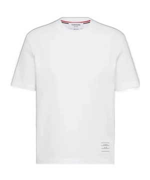Thom Browne 4-bar Stripe Detail T-shirt - White