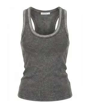 Patrizia Pepe Ribbed Camis Tanks For Women