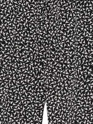 Dries Van Noten All-over Print Elasticated Waistband Pants