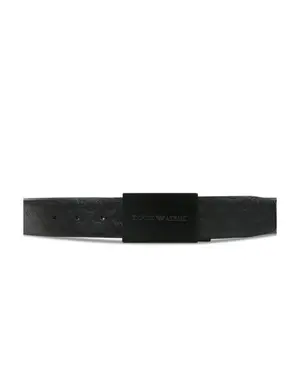 Emporio Armani Logo Engraved Belt