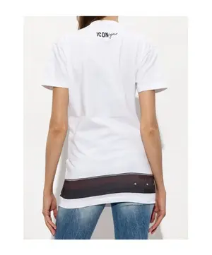 Dsquared2 Iconique Belt Print T-shirt