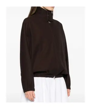 COURREGES Courrèges Zip-up Jacket With Stand Collar And Buckle Detail