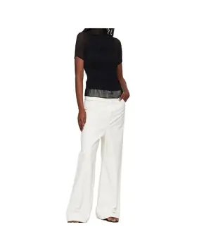 Issey Miyake Sheer Twist Top - Black