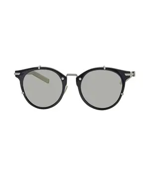 Dior Silver Logo Sunglasses - Gray