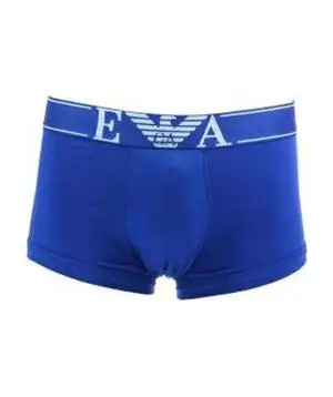 Emporio Armani Logo Detail Panties - Blue
