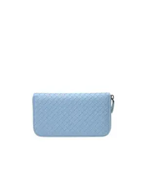 Bottega Veneta Zipper Wallet - Blue