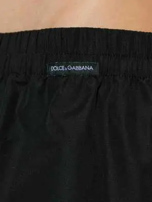 Dolce & Gabbana Dolce Gabbana Logo Patch Boxer Briefs - Black