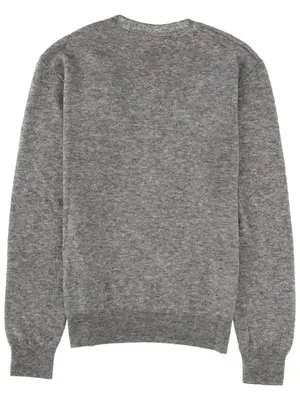 Saint Laurent V-neck Knitwear - Gray