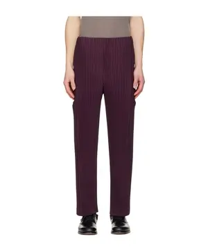 Issey Miyake Homme Plissé Quarry Pleated Trousers